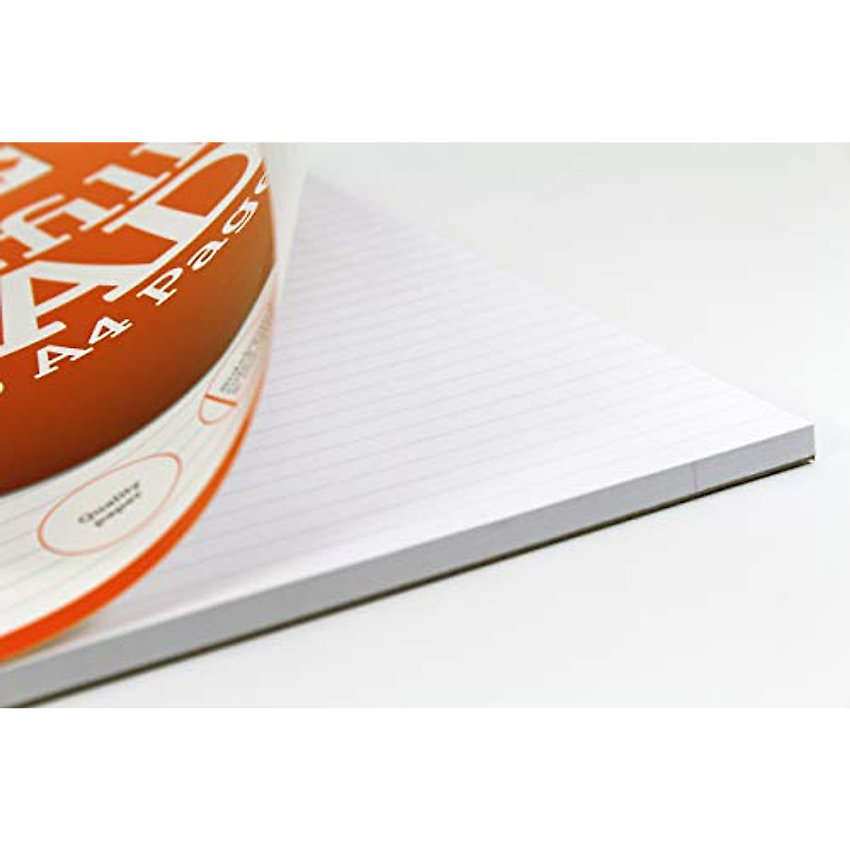 Silvine 160 Page A4 Refill Pad, Side Bound and Punched 4 Holes. Ruled 8mm Feint with Margin. Ref A4SRPFM