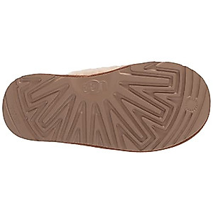 UGG Girls K Fluff Yeah Clog Slipper, Natural, 6 Big Kid