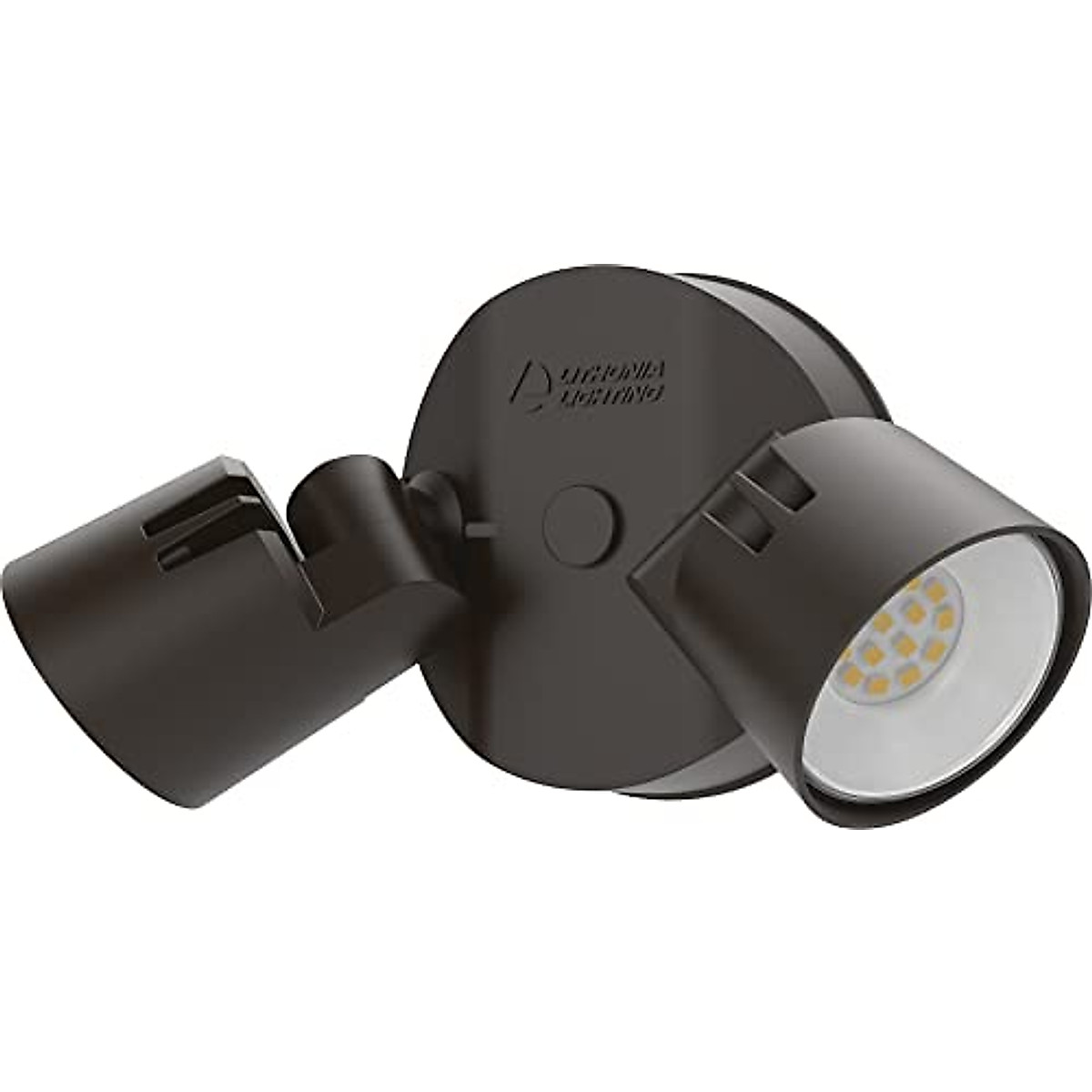 Lithonia Lighting HGX LED 2RH 40K 120 DDB M2 HomeGuard Security Flood Lights 2750 Lumens, 2-Light, No Sensor, Dark Bronze