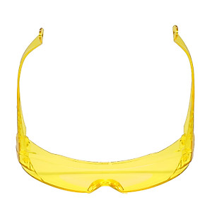 Calabria 1003 Fit Over Safety Glasses Fitover Prescription Eyewear Yellow Men Women Large Wraparound Tinted Anti Fog Scratch