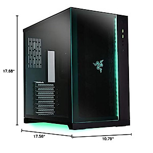 LIAN LI PC-O11 Dynamic Razer Edition Black Tempered glass ATX Mid Tower Gaming Computer Case - PC-O11D Razer