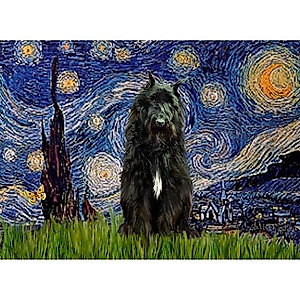 CafePress Starry Night Bouvier Mug Ceramic Coffee Mug, Tea Cup 11 oz