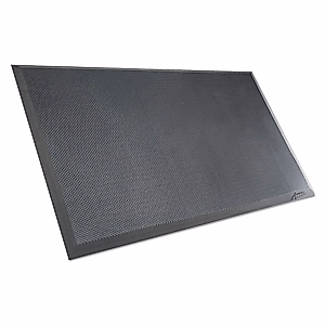 Alera ALEAE23AFM AdaptivErgo 24 in. x 36 in. Anti-Fatigue Mat - Black