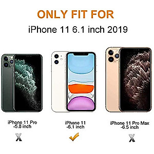 JOYAKI iPhone 11 Wallet Case with Card Holder,Premium PU Leather Kickstand Card Slots Case with a Free Screan Protector,Double Magnetic Clasp and Durable Shockproof Cover for iPhone11(6.1")-White