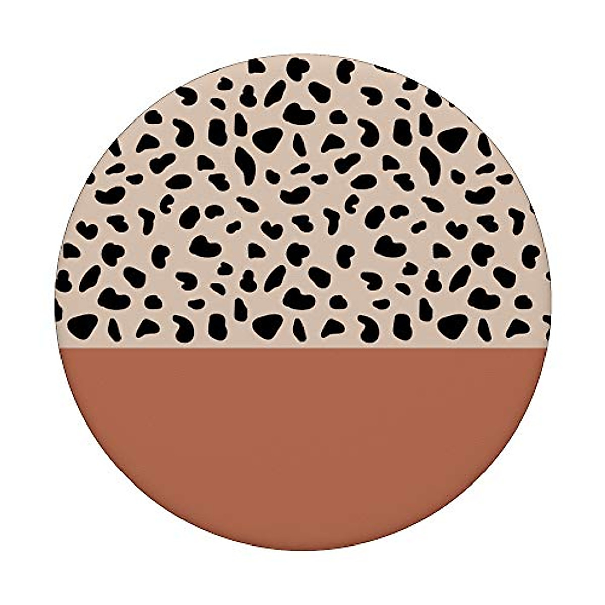Cheetah Print Abstract Spot Pattern Modern Terracotta Beige PopSockets PopGrip: Swappable Grip for Phones & Tablets