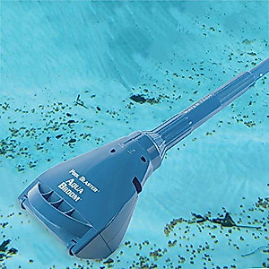 POOL BLASTER Aqua Broom XL Ultra Cordless Pool & Spa Vacuum Cleaner with Pole Set, Battery-Powered Handheld Hoseless, Ideal for Hot Tubs, Inground & Above Ground Pool Steps, by Water Tech