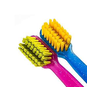 Curaprox CS 5460 Ultra-Soft Orthodontic Toothbrush for Braces with Ultra-Fine Filaments & Compact, Slightly Angled Toothbrush Head for Improved Tooth & Gum Health