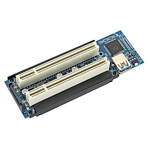 Eboxer PCI Express Network Card PCI E PCI X2 Adapter Card Set Parallel Port Network Card with USB3.0 Data Cable, PCI E × 1 × 4 × 8 × 16 Adapter Converter for Desktop PC