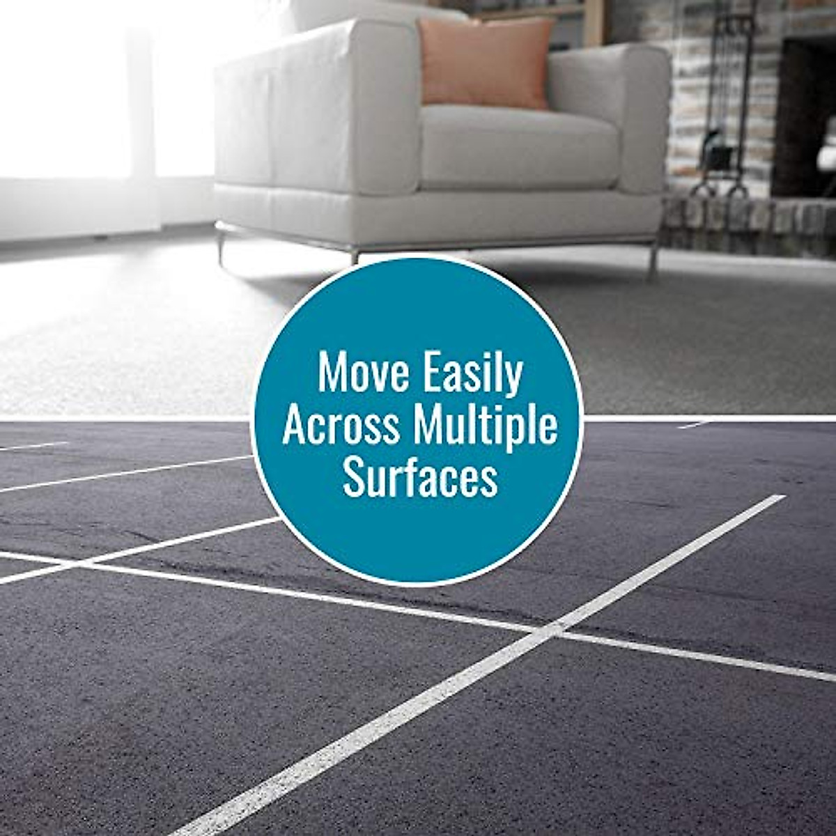 DMI Walker Ski Glides, Fit 1-Inch Legs, Eliminates Need To Lift Walker, 2 Count, FSA HSA Eligible