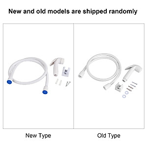 Toilet Bidet, Bathroom Bidet Toilet Wall Mounted Shower 38.2inch Pipe Handheld Bidet Spray Sprayer Sprayer Shattaf Kit, Body Cleaner Tool, for Bathroom Toilet