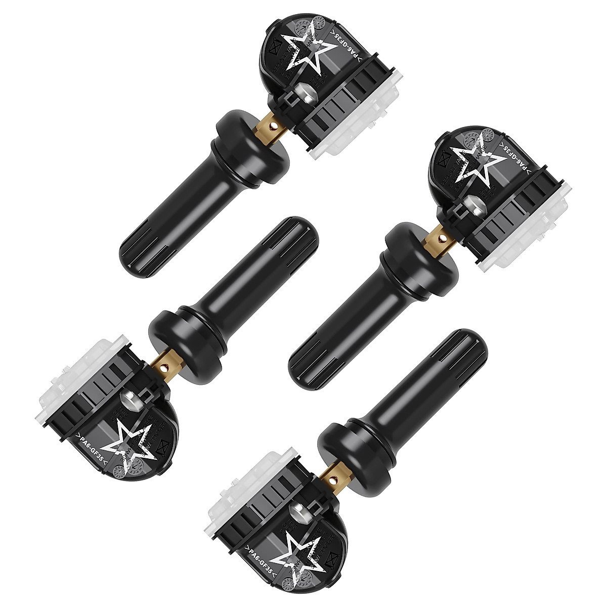 TPMS Sensor GM 4-Pack, 315MHZ Tire Pressure Monitor System for GM| GMC | Chevy | Buick | Cadillac Replace#13598771,13598772,13586335,13581558,20923680