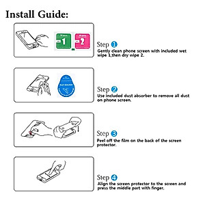 HGJTF Screen Protector for Motorola ThinkPhone (6.6 Inch), [3 Pack] High Clear [9H Hardness] [Anti-Scratch] [Bubble Free] Tempered Glass Screen Protective Film for Motorola ThinkPhone
