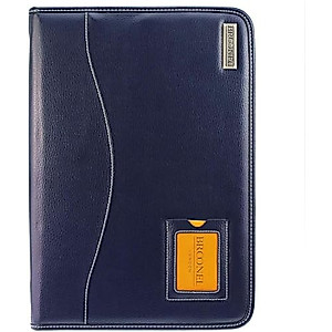 Broonel - Contour Series - Blue Heavy Duty Leather Protective Case - Compatible with Toshiba Satellite Radius 15