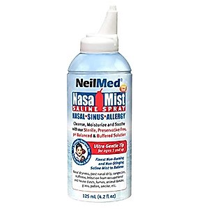 Neilmed Nasamist Saline Spray, 4.2 Fluid Ounce