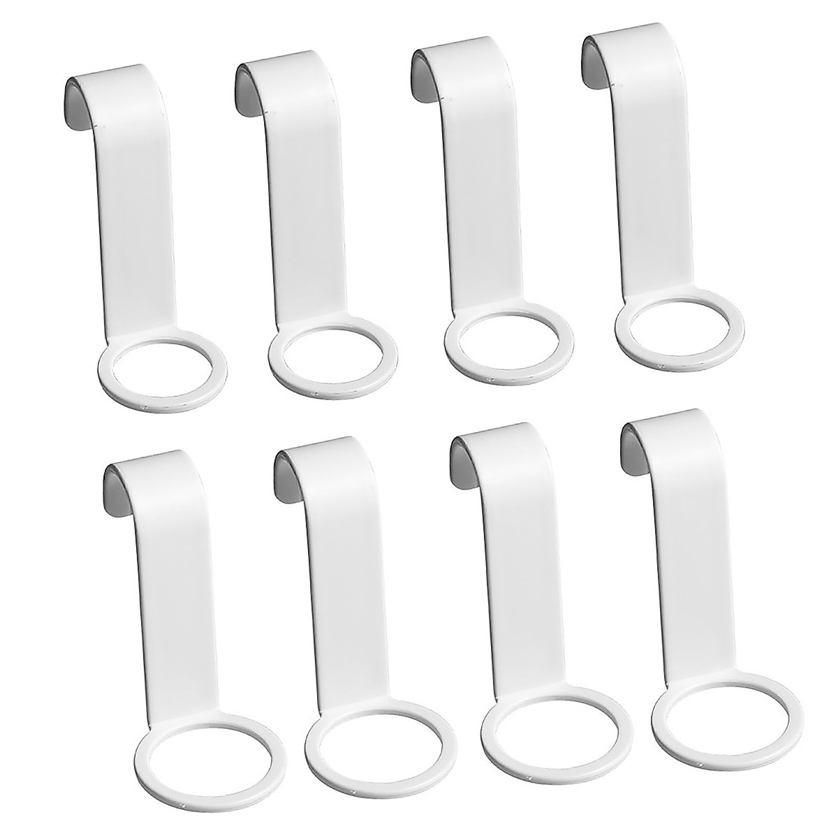 Shower Gel Bottle Rack Hook, 8PCS Plastic Shampoo Holder Hook No Drilling Liquid Soap Shower Hanger Hooks Shampoo Dispenser Bottle Holder