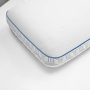 SensorPEDIC Memory Foam Pillow Standard Size, Therapeutic Memory Foam, Cooling Gel Technology, Luxury Cooling Cover, Breathable Foam Technology, Supportive for All Sleep Positions, Standard Size