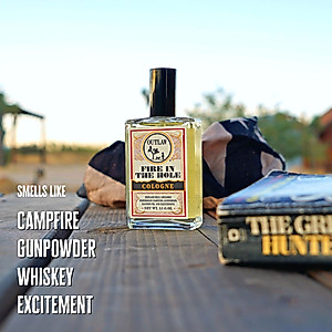 Fire in the Hole Cologne | Unique Cologne Inspired by Campfire, Gunpowder, Sagebrush, Whiskey, & Excitement! | Outlaw Mens & Womens Cologne (3.3 Fl Oz)