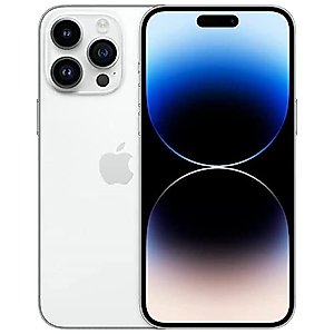 Apple iPhone 14 Pro Max, 512GB, Silver - Unlocked (Renewed)