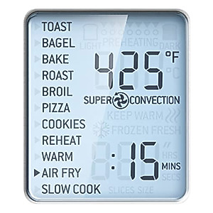 Breville Smart Oven Air Fryer Toaster Oven, Black Truffle, BOV860