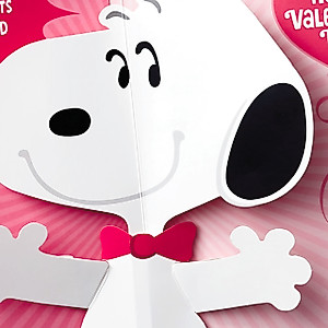 Hallmark Peanuts Musical Valentines Day Card for Kids (Snoopy Hug)