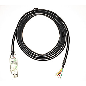 EZSync USB to RS485 Serial Converter Cable with TX/RX LEDs, Wire End, 1.5m, USB-RS485-WE Compatible, EZSync010