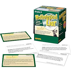 Edupress Mathological Liar Game, Grade 5 (EP63398)