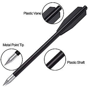 Kavard Small Crossbow Bolts 6.3 Inch Mini Crossbow Arrows 50lbs-80lbs for Kids Adults Hunting Shooting Practice (60Pack)