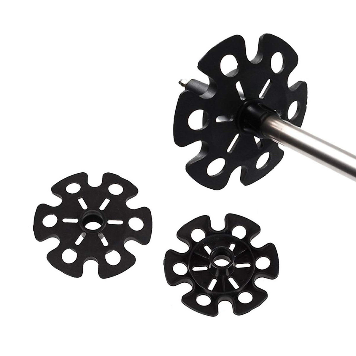 BESPORTBLE 10 Pcs Trekking Pole Snow Baskets Removable Mud Ski Basket Walking Hiking Stick Replacement Accessory for Hiking Trekking Walking Poles