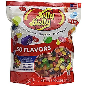 Jelly Belly 3 Pound Bag - 50 Flavors - Kosher Certified (Pack of 1)
