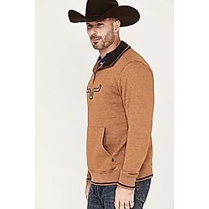 Kimes Ranch Men's Quarter Zip Pullover Filmore/Rusty Heather