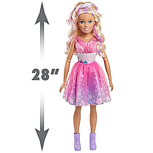 Barbie 28-Inch Best Fashion Friend Star Power Doll and Accessories, Blonde Hair, Kids Toys for Ages 3 Up by Just Play