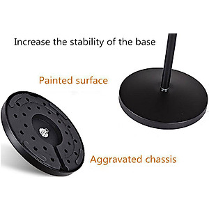 Metal Floor Lamp, Adjustable Architect Swing Arm Standing Lamp with Heavy Duty Base, Eye-Caring Reading/Drawing Lamp with On/Off Switch for Living Room, Bedroom, Study Room, Office