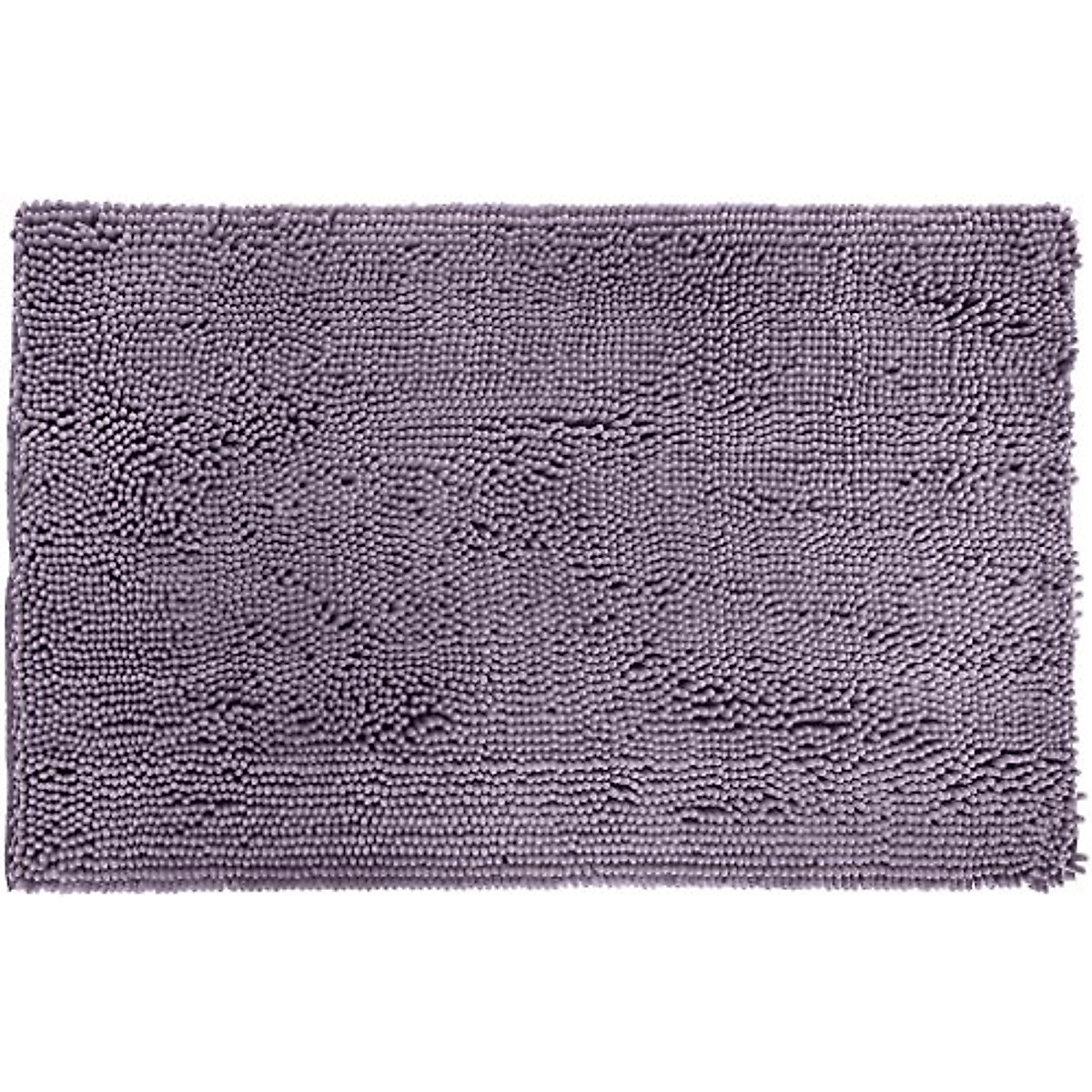 Amazon Basics Non-Slip Microfiber Shag Bathroom Rug Mat, 21" x 34", Lavender