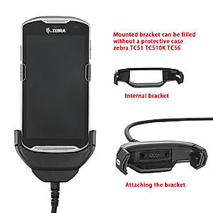 Tc51 Charger,Scanner Charger Cable for Zebra TC51 TC510K TC52 TC56 TC57,5V2A with 6ft Cable Fast Charger,Suitable Use for Baggage Handlers,Postal Carriers,Retail Workers,Warehouse Employees