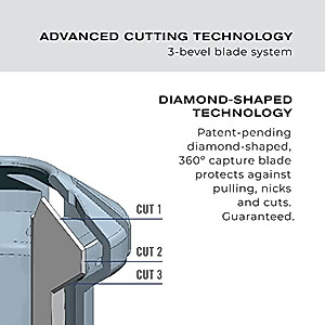 ConairMan Ear and Nose Hair Trimmer for Men, Cordless Battery-Powered Trimmer with Detail and Shaver Attachments, Patent 360 Bevel Blade for No Pull, No Snag Trimming Experience