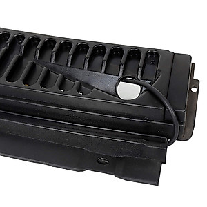 ECOTRIC Windshield Wiper Cowl Cover Panel Compatible with 1999-2007 Ford F250 F350 F450 F550 Super Duty 2000-2005 Ford Excursion Replacement for 3C3Z-25022A68-AAA 4C3Z-25022A69-AAA