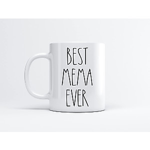 Best Mema Ever Coffee Mug - Gifts for Christmas - Mema Birthday Gifts Coffee Mug - Father's Day/Mother's Day - Family Coffee Mug For Birthday Present For The Best Mema Ever Mug 11oz
