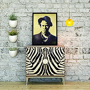 Tom Waits Wall Art. Portrait, Music Lover Gift, Metal Artwork. A Groundbreaking New Way to Display Your Preferred Art on Brass or Copper. Bar, Restaurant Decor, Poster, Man Cave