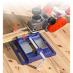 ZGRM Vise Precision Bench Clamp 4-Inch Drill Press Vise Table Vise (Large)