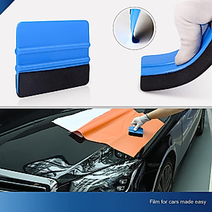 EHDIS Window Tint Tool Kit Vinyl Wrap Installation Tool with Heat Gun for Car Wrapping Window Tint Film Applicator with Felt Tint Squeegee,Vinyl Cutter,Razor Scraper,Vinyl Magnet Holder,Working Glove