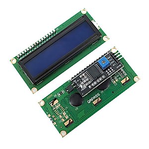 IIC/I2C/TWI LCD 1602 16x2 Serial Interface Adapter Module Blue Backlight Compatible with Ar-duino UNO R3 MEGA2560