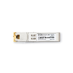 HPE Networking Instant On 1G SFP RJ45 Transceiver for Copper Ethernet Category 5e Connections Up to 100 Meters (R9D17A)