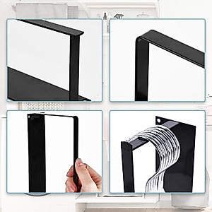 HAKDAY Magnetic Hanger Organizer, Hanger Storage Racks for Laundry Room Organization, Hanger Stacker Space Saving Hanger Storage for Adult or Child Clothes Hangers(Black)