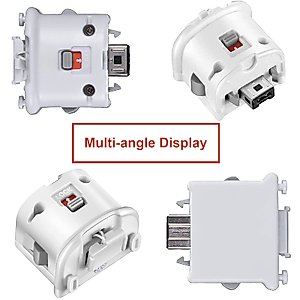 SogYupk Replacement for Wii Motion Plus Adapter,Compatible with Wii Remote Controller(2pcs White