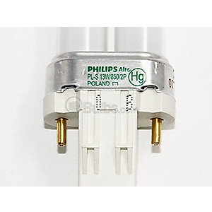 Philips 146878 - PL-S 13W/850/2P ALTO Single Tube 2 Pin Base Compact Fluorescent Light Bulb