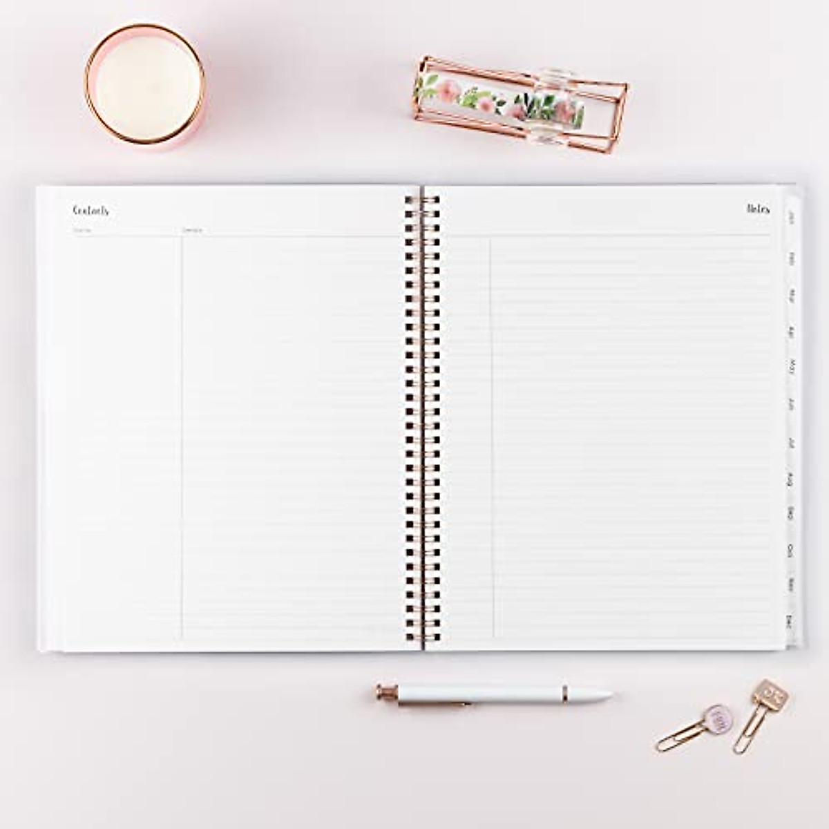 Blue Sky 2023 Weekly and Monthly Planner, January - December, 8.5" x 11", Frosted Cover, Wirebound, Joselyn (142079)