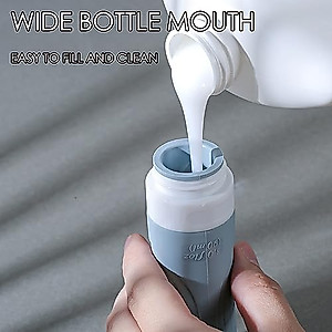 SaineeyCN 12 Pack Travel Size Bottles, Tsa Approved 3oz Travel Size Containers, BPA Free, Leak Proof, Portable Travel Accessories