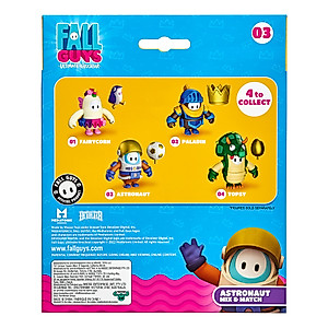 FALL GUYS Ultimate Knockout 4" Mix & Match Action Figure with Accessory - Astronaut