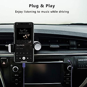 MOOU iPhone Aux Cord for Car, Apple MFi Certified Lightning to 3.5 mm Audio Cable for Headphone Speaker Compatible with iPhone 13/13 Pro/13 Pro Max/12/12Pro/12 Pro Max/11/11 Pro Max/X/XS/XR/8, 6.6FT