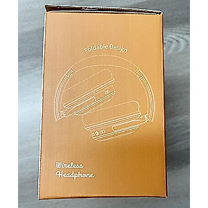 RUNOLIM Bluetooth Headphones Over Ear, 65 Hours Playtime Wireless Headphones with Microphone, Lightweight Foldable & Portable Stereo Bass Headsets for Smartphone, Tablet, Computer, MP3/4